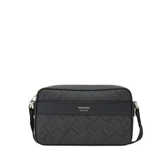 Ferragamo Schwarze- verstellbare G&uuml;rteltasche mit Rei&szlig;verschluss - - Bags - Herren - Schwarzk - ONE SIZE
