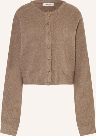 SoSUE Sosue Strickjacke Aus Cashmere beige