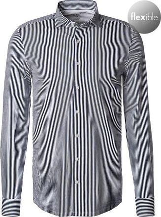 Olymp Herren Hemden blau Jersey