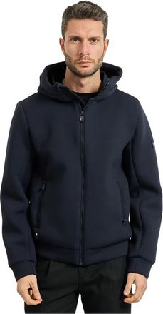 Yes-Zee YES Zee, Homme, Sweatshirts et sweats &agrave; capuche, Bleu, Taille: XL Neoprene Jacket