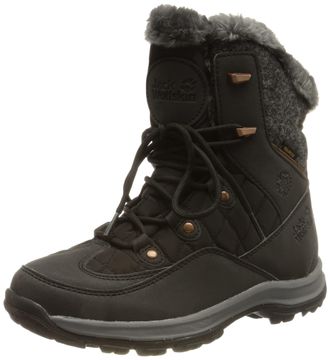Jack Wolfskin Damen Aspen Texapore Mid W Schneestiefel, Black Dark Grey, 37 EU