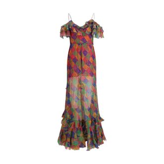 Etro Womens Multicolor Silk Casual Dress