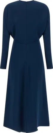 Victoria Beckham Dolman Sleeve Dress - Navy