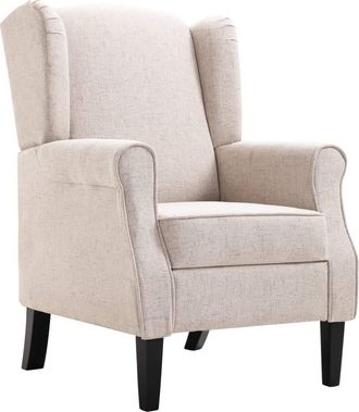 tidyard Sessel Relaxsessel Armsessel Polstersessel Loungesessel Ruhesessel Fernsehsessel Ohrensessel Sofastuhl Relaxstuhl Stuhl Esszimmer Beige Stoff