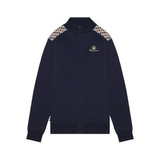 Aquascutum Sweatshirt mit durchgehendem Rei&szlig;verschluss - - Sweatshirts & Hoodies - Herren - Blau - S
