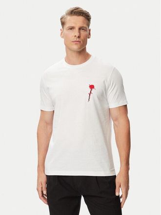 HUGO BOSS T-Shirt Diflow 50574447 Wei&szlig; Regular Fit