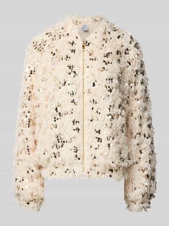 Emily van den Bergh Blouson mit Paillettenbesatz