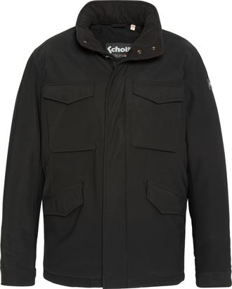 Schott NYC Herren Cade-Noir-XL Jacke, Schwarz