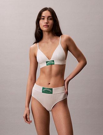 Calvin Klein Brassi&egrave;re triangle l&eacute;g&egrave;rement doubl&eacute;e - Heritage Classic Cotton Stretch
