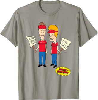 Beavis And Butt-Head auf Strike Burger World T-Shirt