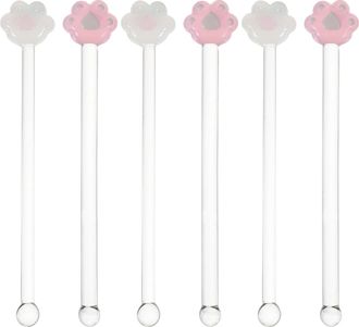 Amosfun Grog St&auml;bchen 6 STK R&uuml;hrst&auml;bchen Mixstab Mischgetr&auml;nke-Stick R&uuml;hrstab F&uuml;r Getr&auml;nke R&uuml;hrl&ouml;ffel F&uuml;r Getr&auml;nke Getr&auml;nker&uuml;hrer S&uuml;&szlig;er R&uuml;hrstab R&uuml;hrwerk F&uuml;r 