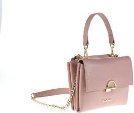 Pierre Cardin Sac &agrave; bandouli&egrave;re pour femme en cuir v&eacute;ritable Made in Italy 21 x 16 x 6,5 cm 1934, Mauve, Taille unique