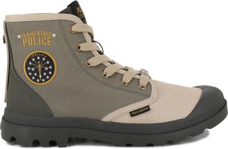 Palladium Unisex Pampa Hawkins Police Ankle Boot, Dusky Green, 42.5 EU