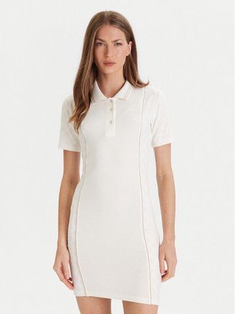 Guess Strickkleid V5YK00 KCX12 &Eacute;cru Regular Fit