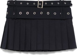 Charles Jeffrey Loverboy Belt Minirock - Blau