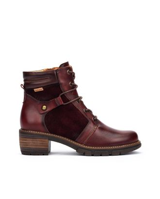 Pikolinos Stiefeletten mit Absatz in Leder SAN Sebastia für Frauen Farbe Arcilla