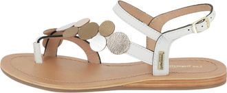 Les Tropeziennes LES TROPEZIENNES PAR M. BELARBI Damen Holly Schuhe zwischen den Fingern, Wei&szlig;/Gold, 40 EU