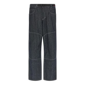 Gramicci Japanese Chambray Double Knee Jeans - - Jeans - Herren - Blau - 2XL