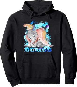 Disney Dumbo Aquarell-Portr&auml;t Pullover Hoodie