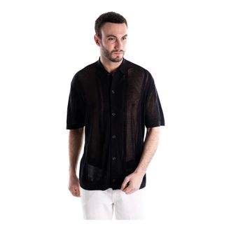Paolo Pecora Homme, Pulls, Noir, Taille: XL Polo