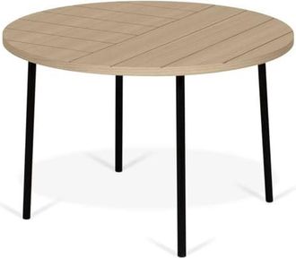 TemaHome Temahome, Ply 70 Couchtisch, 70x70x45 cm, Eiche/Schwarz