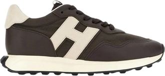 Hogan Homme, Chaussures, Brun, Taille: 42 1/2 EU H601 Baskets