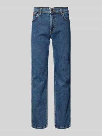 Wrangler Straight Fit Jeans im 5-Pocket-Design Modell Texas