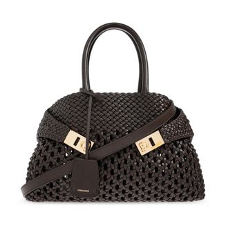 Ferragamo Hug Handtasche - - Bags - Damen - Braun - ONE SIZE
