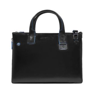 Piquadro Sac pour ordinateur et iPad en cuir personnalisable avec protections antichoc et Rfid - Homme - Sacs - Noir - Taille: ONE Size