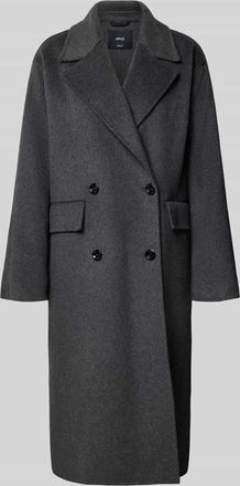 Mango Regular Fit Mantel aus Woll-Mix mit Baumwoll-Anteil