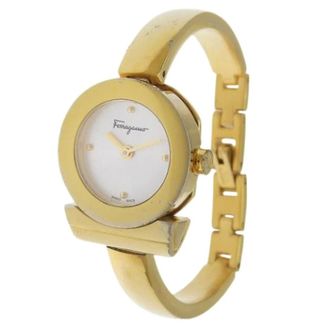 Ferragamo Montre-bracelet doccasion - Femme - Pre-owned - Jaune - Taille: ONE Size