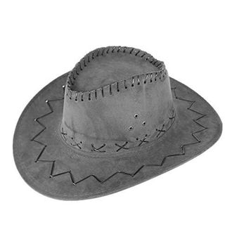 Generic Chapeau De Cowboy - Chapeau Casquette Cowboy Adulte Unisexe Style Mongol Prairie avec Visi&egrave;re Solaire