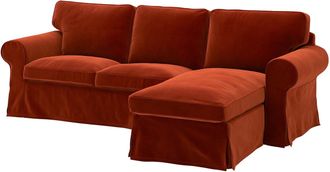 IKEA EKTORP Bezug f&uuml;r 3er-Sofa mit R&eacute;camiere