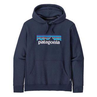 Patagonia Logo Hoodie - - Sweatshirts & Hoodies - Herren - Blau - XL