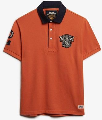 Superdry Polo de rugby en piqu&eacute; vintage