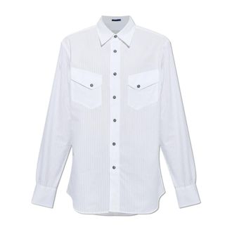 Paul Smith Hemd mit Taschen - - Shirts - Herren - Wei&szlig; - XL
