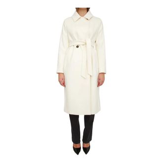 Max Mara Bcollag Coat - - Coats - Damen - Wei&szlig; - S