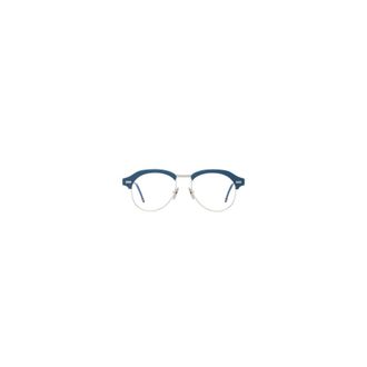 Thom Browne unisex, Accessoires, Bleu, Taille: 55 MM Lunettes Pilote en Ac&eacute;tate et Titane