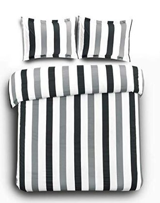 Papillon Scott Bettbezüge Schwarz, Baumwolle, 140 x 200/220 cm