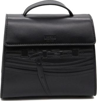 Moschino Femme, Sacs, Noir, Taille: ONE Size Borsa Tie Me Embossed Piccola