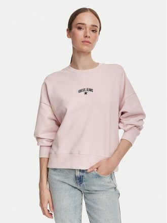 Guess Sweatshirt W6YQ03 K3828 Rosa Regular Fit