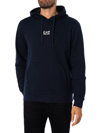 Emporio Armani Jersey-Kapuzenpullover, Blau