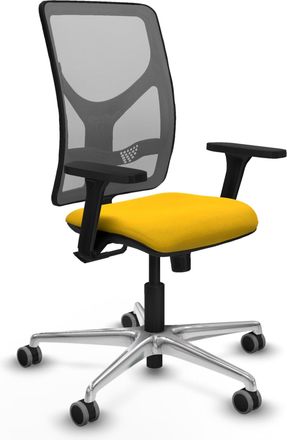 Piqueras y Crespo Stuhl Home Office mit 3D-Armlehnen, h&ouml;henverstellbare Lendenwirbelst&uuml;tze, ausgestattet mit 3 Positionen und Schneideschaum, mit Rollen von 65 mm, Park