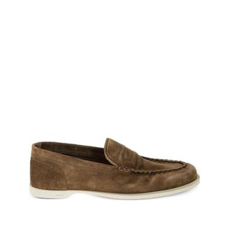 John Lobb Pace Suede Loafers - - Shoes - Herren - Gr&uuml;n - 40 EU