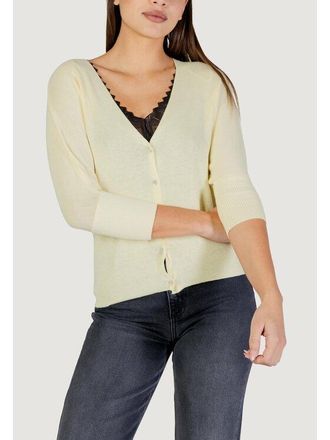 Morgan Strickjacke 251-MBATSI Gelb Slim Fit