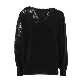 Ermanno Scervino Pullover - - Knitwear - Damen - Schwarzk - S