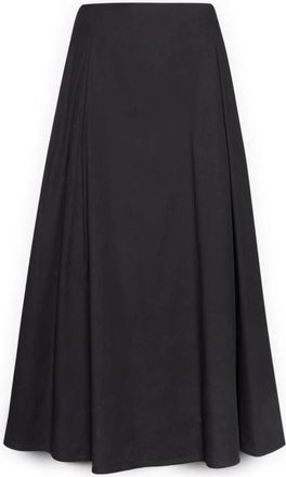 Elena Miro Femme, Jupes, Noir, Taille: 40 FR Jupe midi trap&egrave;ze