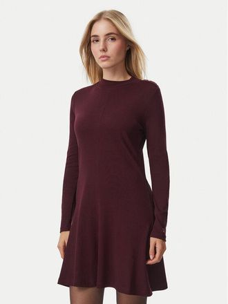 Tommy Hilfiger Kleid f&uuml;r den Alltag WW0WW51726 Dunkelrot Slim Fit