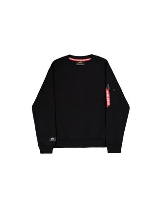 Alpha Industries Alpha Industries Herren Label Sweatshirt Back Print, Black, 3XL