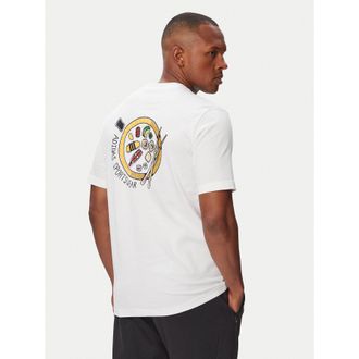 adidas T-Shirt Sushi Graphic KT9706 Wei&szlig; Regular Fit